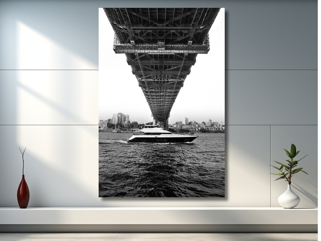 Wall Art Bridge Print Acrylic Print Bridge Sidney Harbor Wall - Etsy