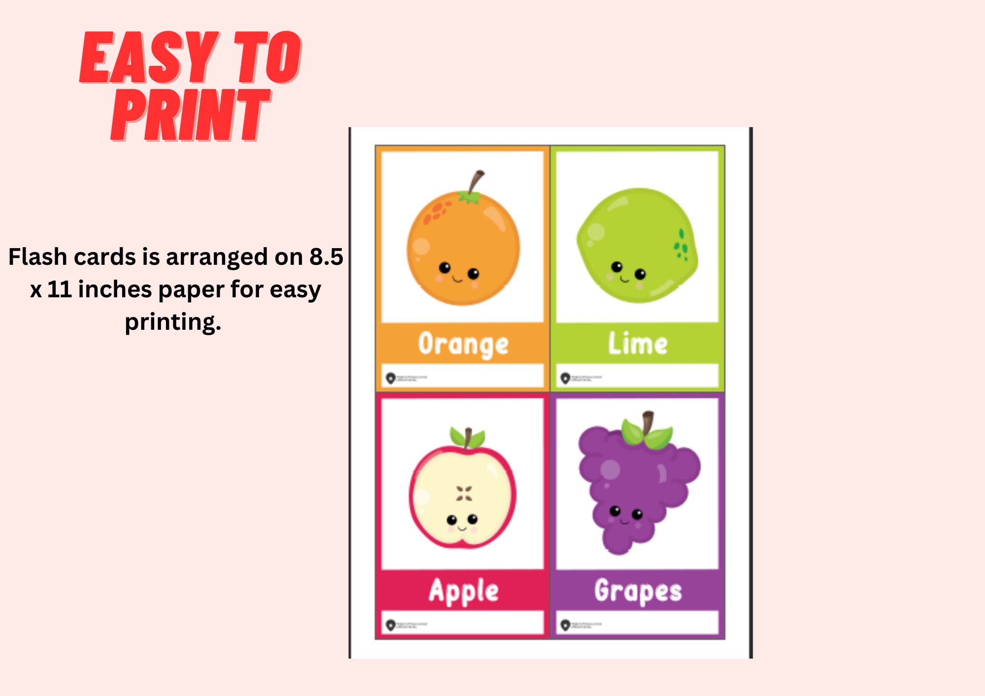 Animal Alphabet Flashcards, Color and Shape, Printable, Counting, Learn ...