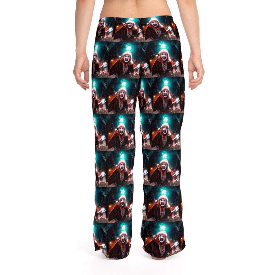 Art the Clown Terrifier Horror Pattern Pajama Pants | All-over Print ...