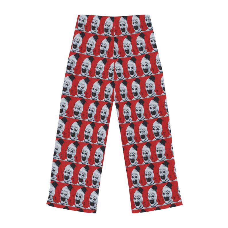 Art the Clown Terrifier Creepy Face Pajama Pants | All Over Print - Etsy