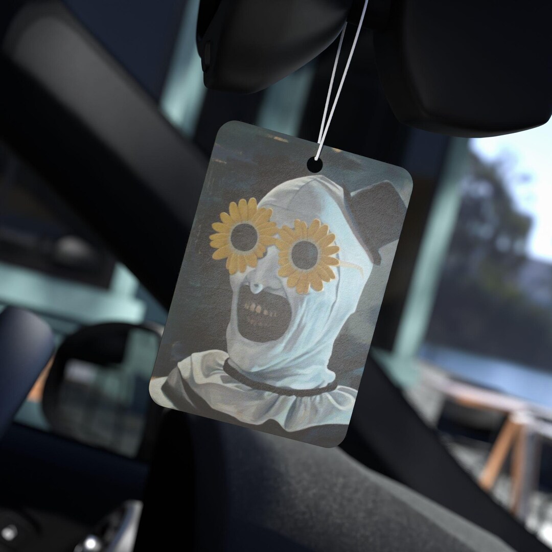 Art the Clown Terrifier Skeleton With Sunflower Glasses Car Air ...