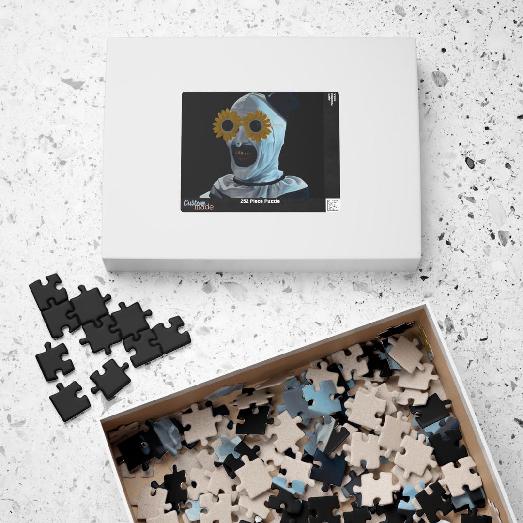 Art the Clown Terrifier Sunflower Eyes Creepy Puzzle | 110 1014 Piece ...