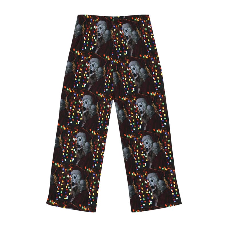 Art the Clown Terrifier Skull Pattern Pajama Pants | All-over Print ...