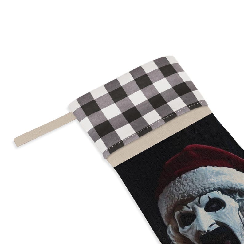 Art the Clown Terrifier Screaming Santa Christmas Stocking | Horror ...