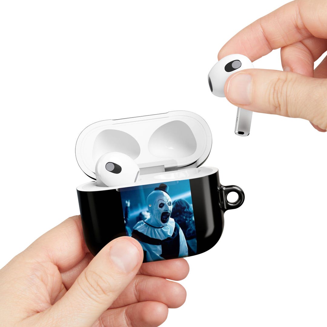 Art the Clown Terrifier Creepy Face Air Pod Cases | Horror, Spooky ...