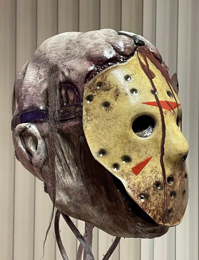 Jason Vorhees Mask Friday the 13th Jason Goes to Hell Custom Rehaul ...