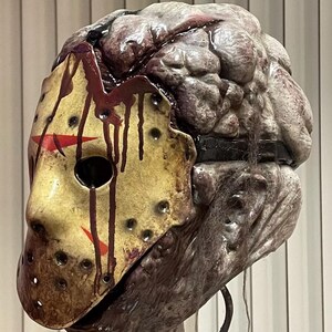 Jason Vorhees Mask Friday the 13th Jason Goes to Hell Custom Rehaul ...