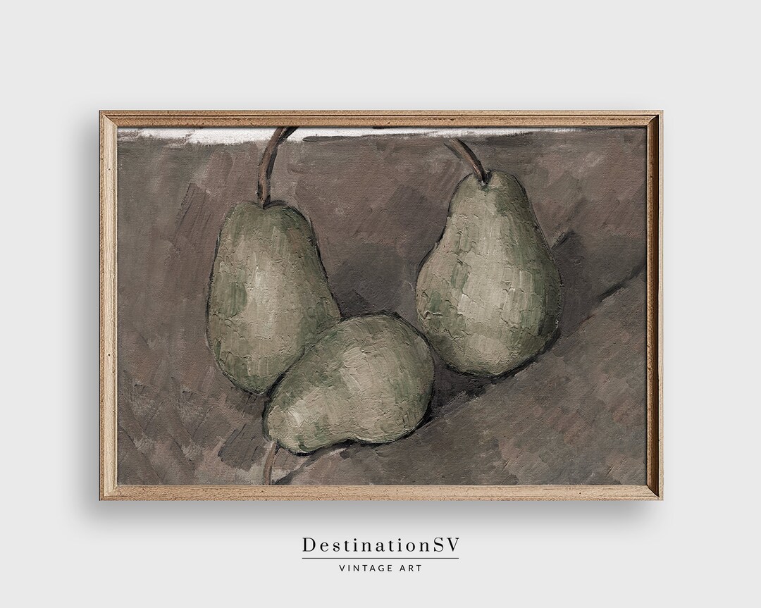 Vintage Fruits Still Life Painting, Vintage Fruits Wall Art Print ...