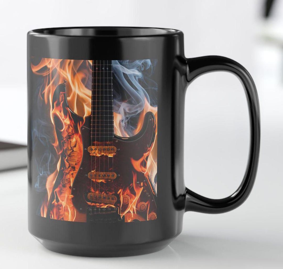 Guitar Mug, Guitar Gifts, Guitar Cup, Guitarist Gifts, Guitar Player ...