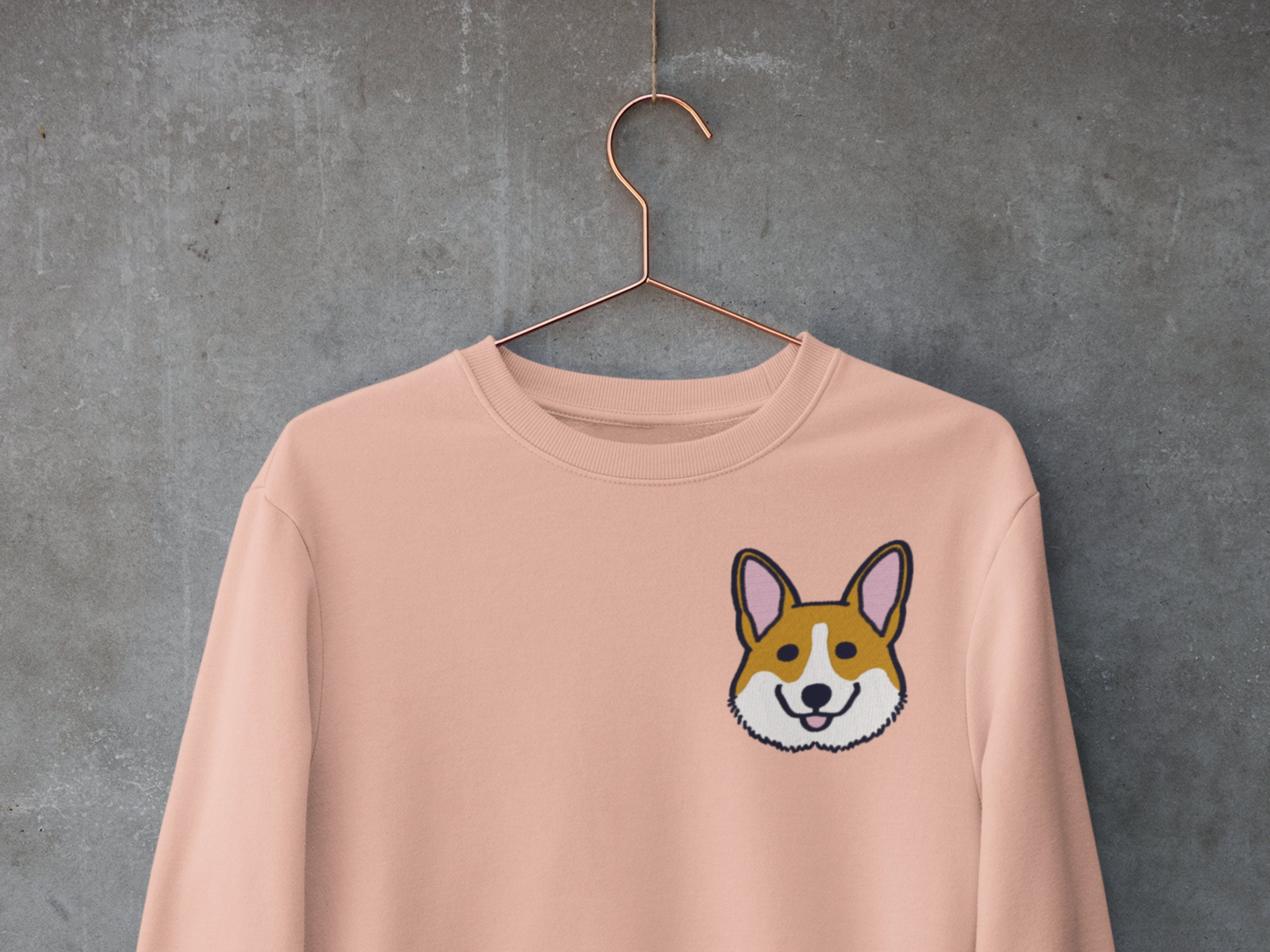 Corgi Machine Embroidery File Design 4 X 4 Inch Hoop Corgi Embroidery ...