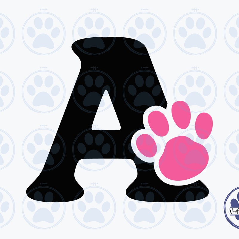 Dog Monogram Svg - Etsy