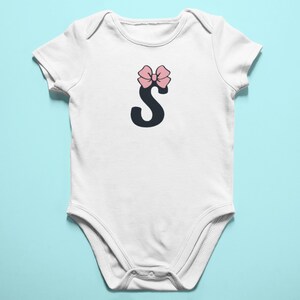 Bow Monogram Embroidery Font Letters Girly Machine Embroidery, Monogram ...