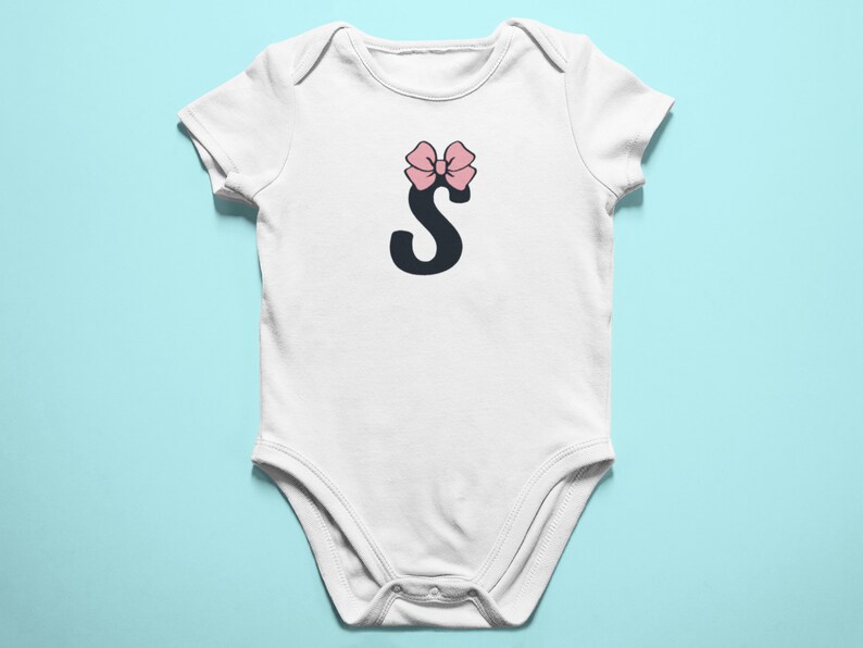 Bow Monogram Embroidery Font Letters Girly Machine Embroidery, Monogram ...