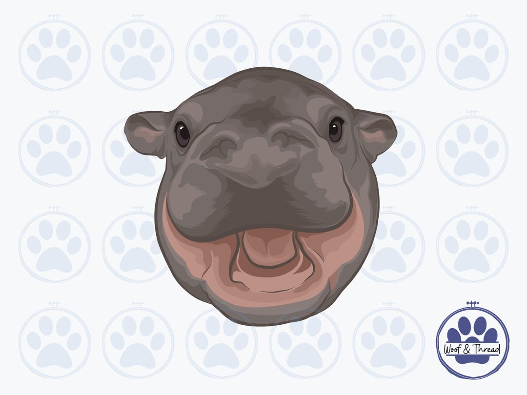 Moo Deng SVG PNG Clipart Trendy File for Creators, Clipart for Creators ...