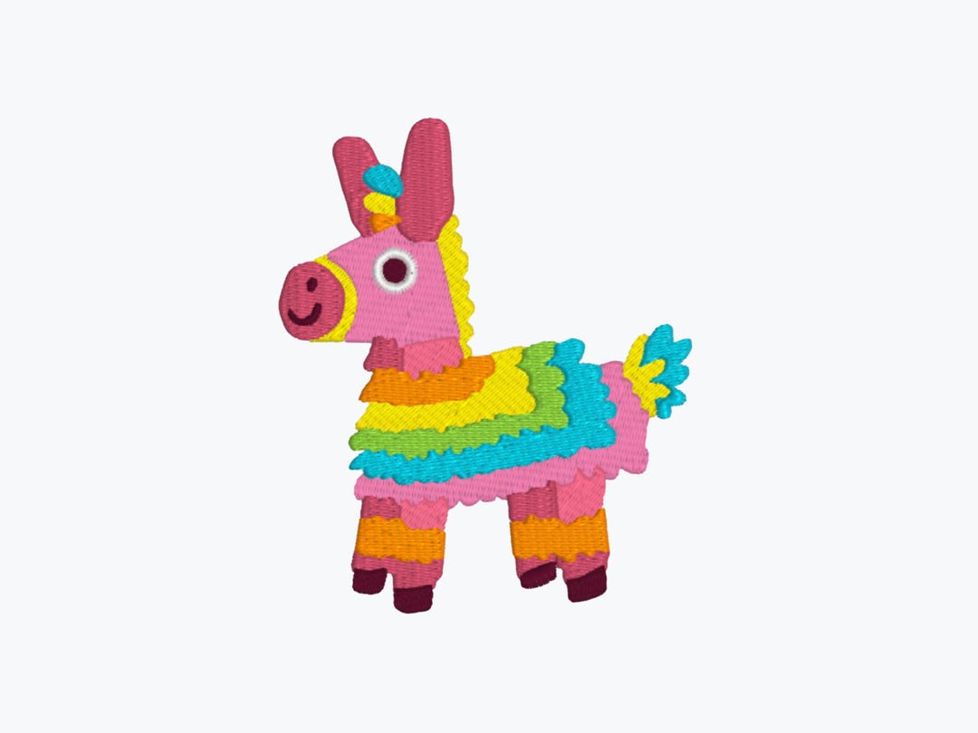 Pinata Embroidery File Design 4 X 4 Inch Hoop Fiesta, Cinco De Mayo ...