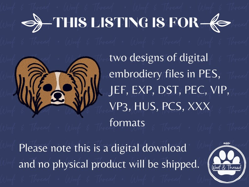 Papillon Machine Embroidery File Design 4 X 4 Inch Hoop Papillon ...