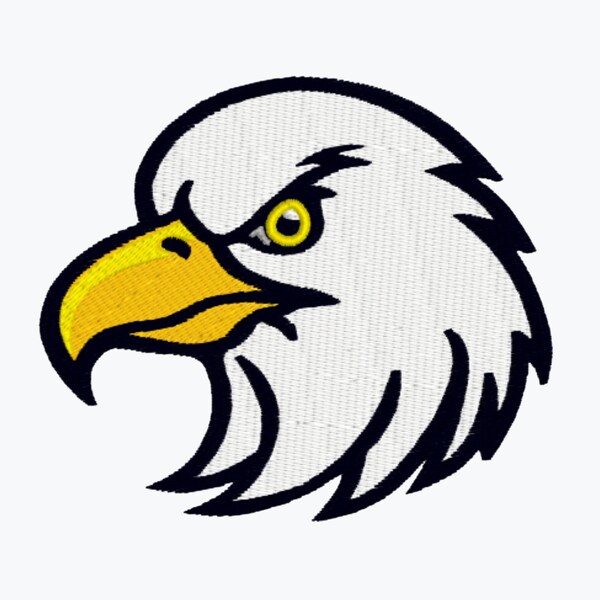 Embroidery File Eagle Mascot - Etsy