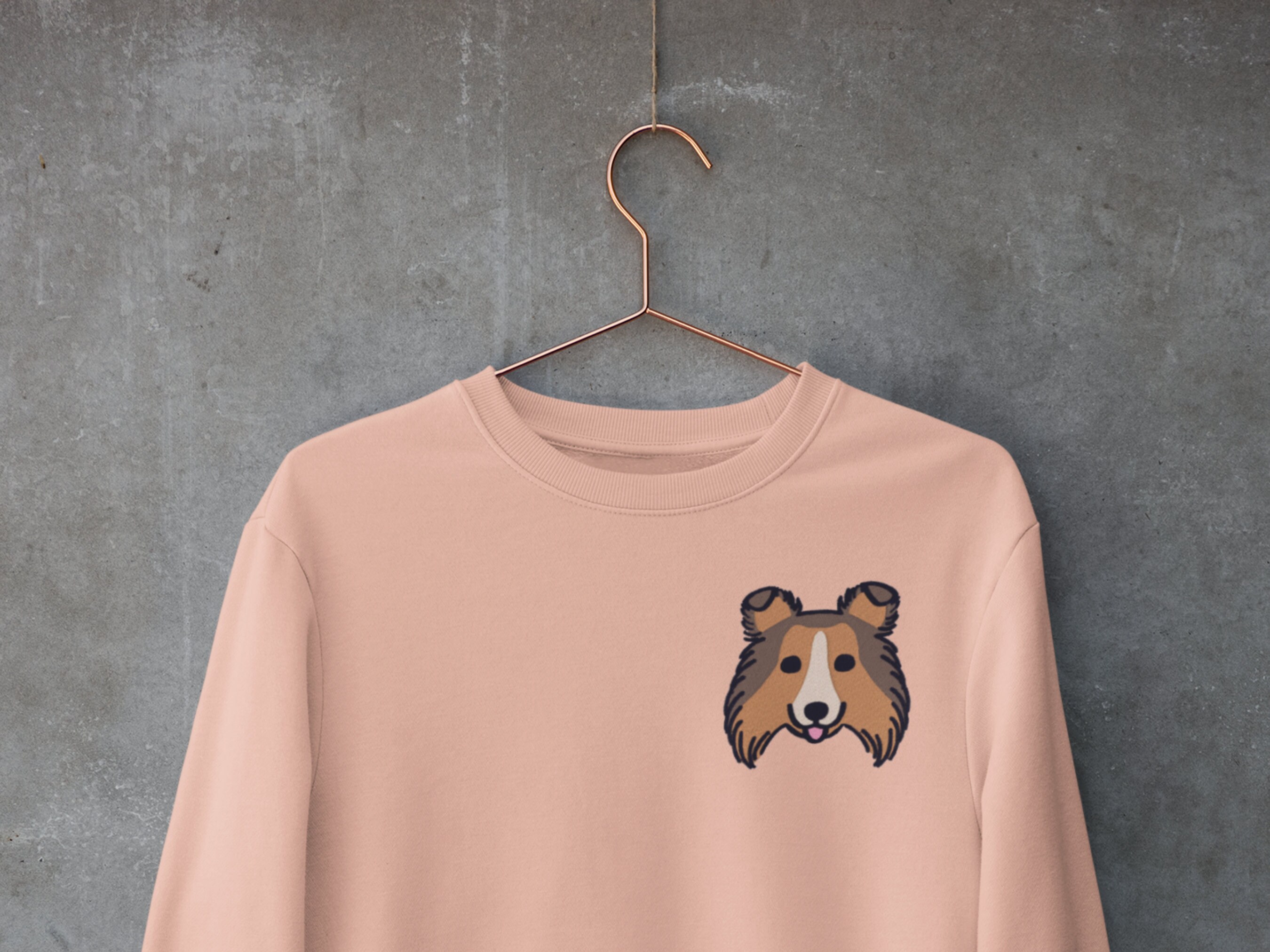 Shetland Sheepdog Machine Embroidery File Design 4 X 4 Inch - Etsy