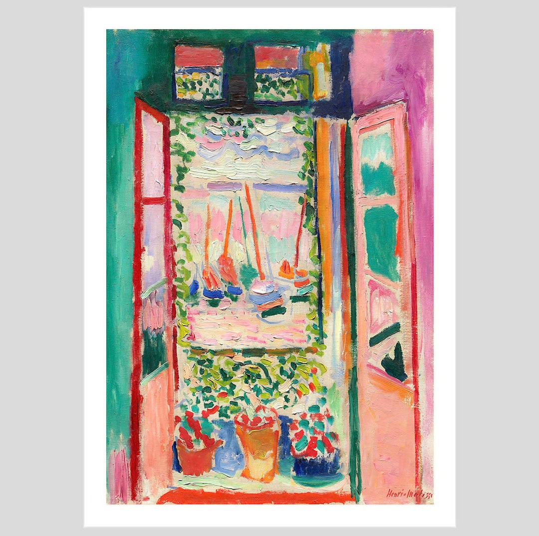 Henri Matisse Window Art Print - Etsy
