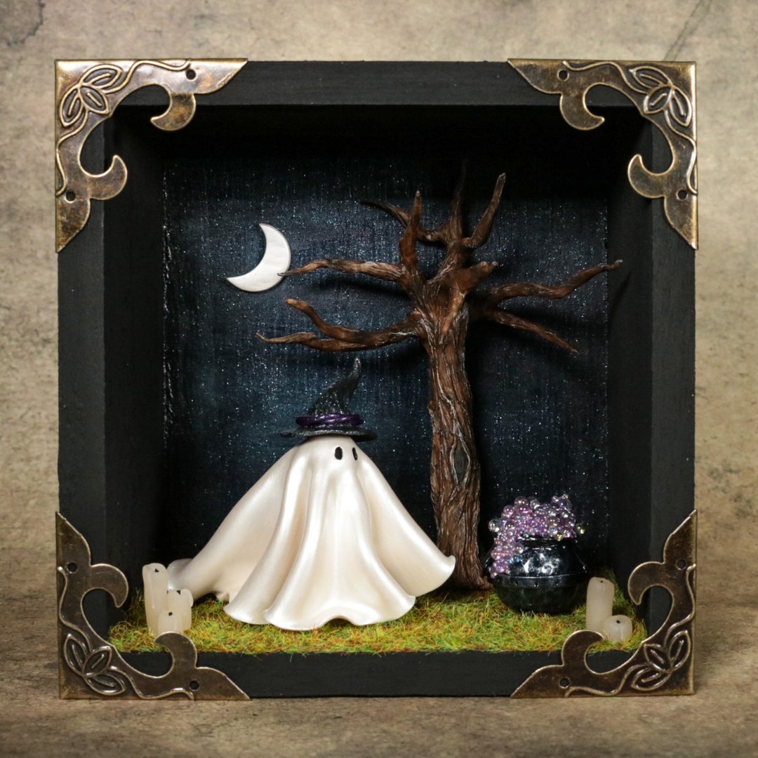 Witch Ghost Story Box / Shadow Box Diorama - Etsy Australia