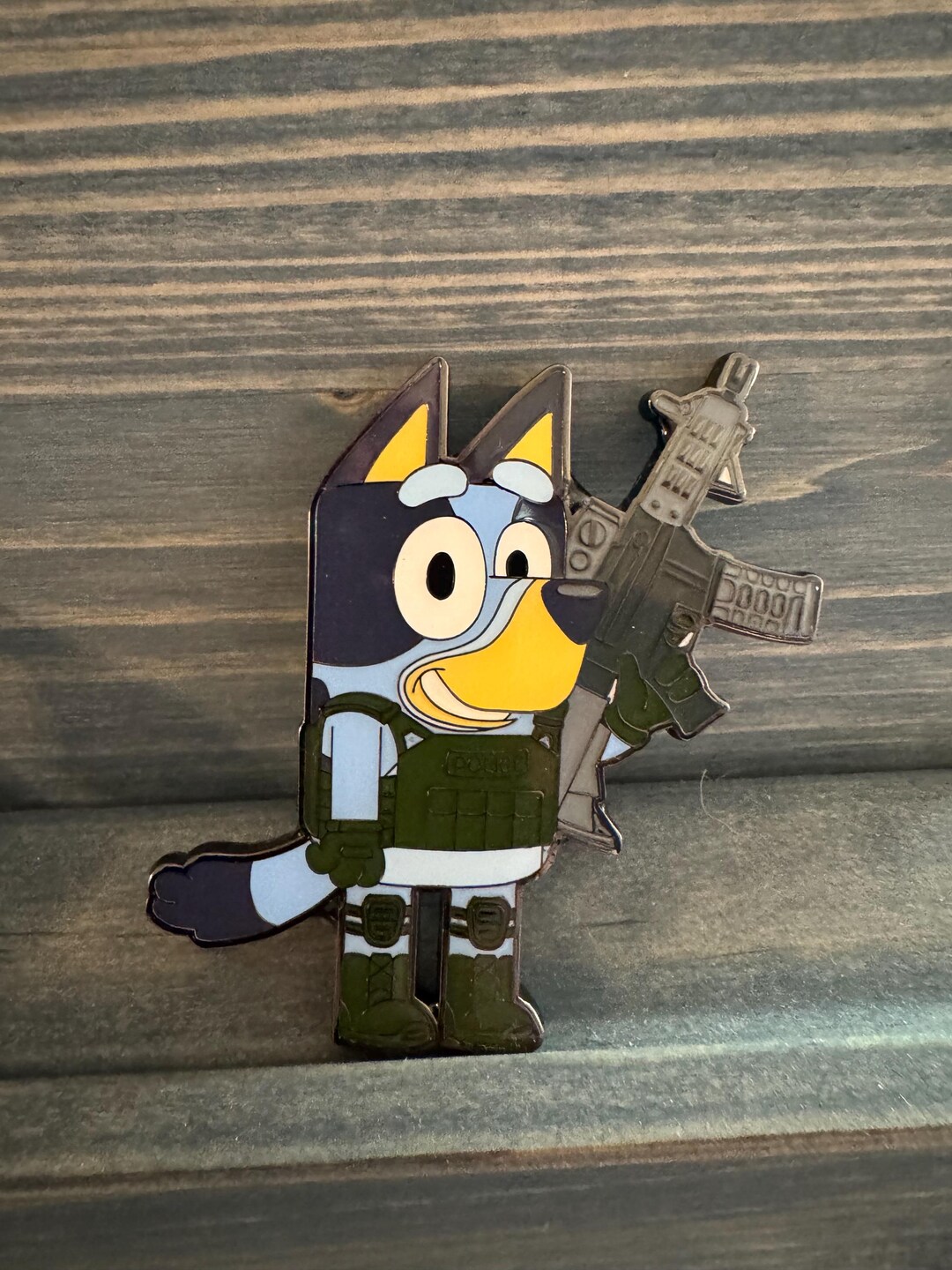 Slippery Slope PD Green Tactical Bluey Challenge Coin - Etsy