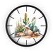 10 Watercolor Cactus Wall Clock , Cactus Wall Clock , Botanical Wall ...