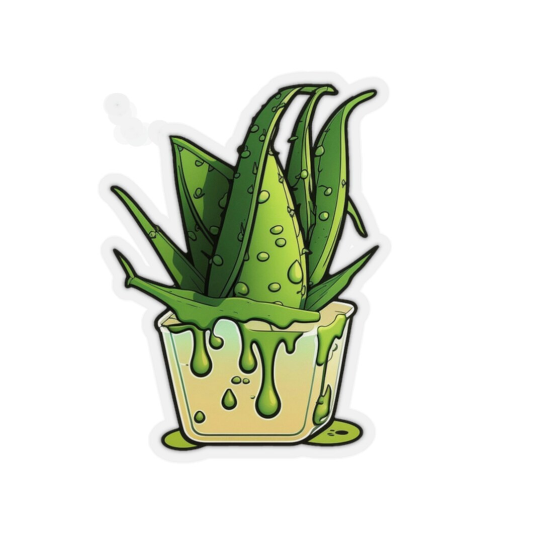 Aloe Vera Plant Sticker: Gardener Gift, Laptop Decal - Etsy