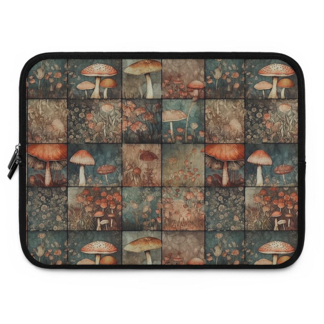 Mushroom Laptop Sleeve , Fungi Laptop Sleeve, Botanical Laptop Sleeve ...