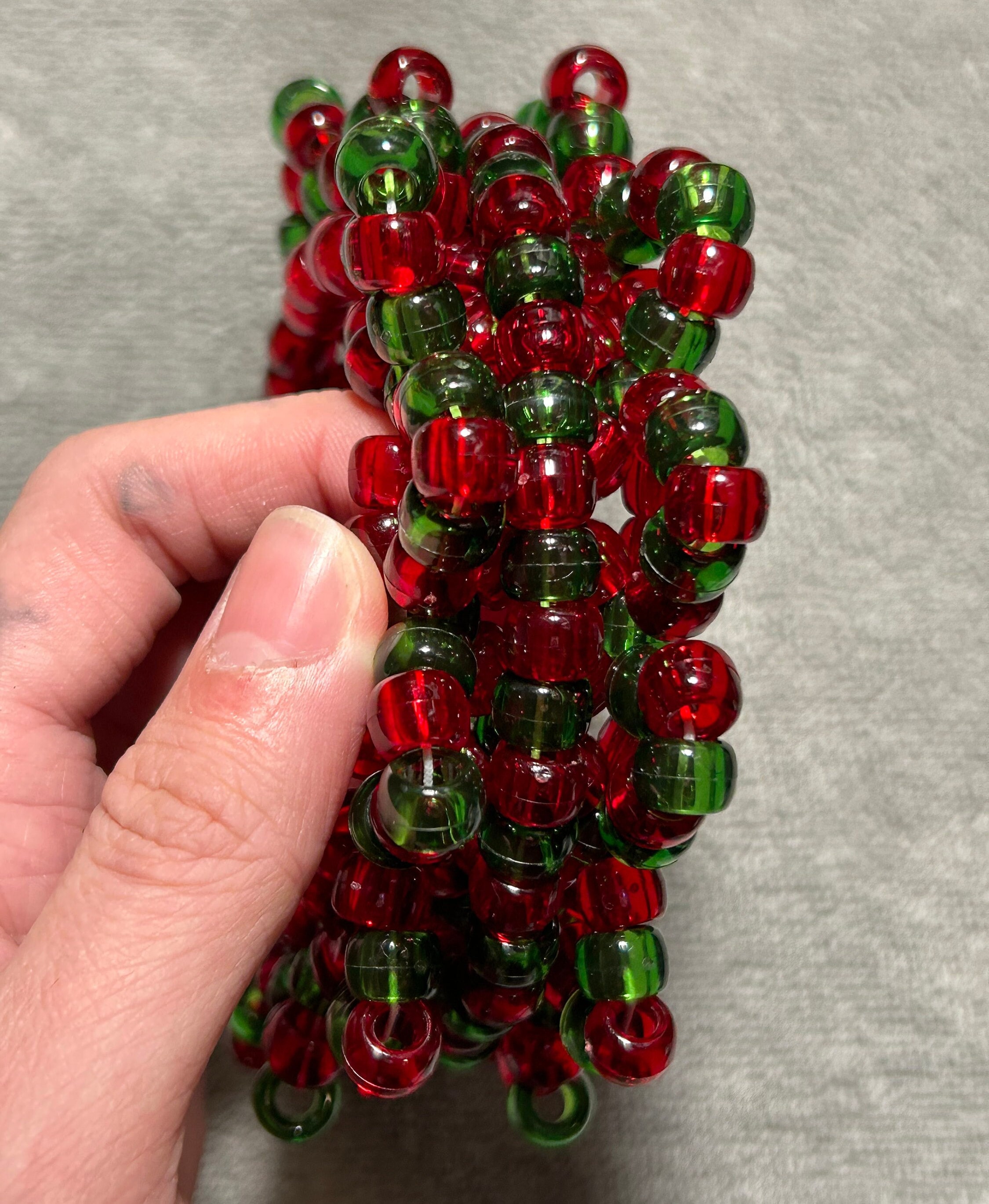 Christmas / Holiday Kandi Mini Rotating Cuff - Etsy