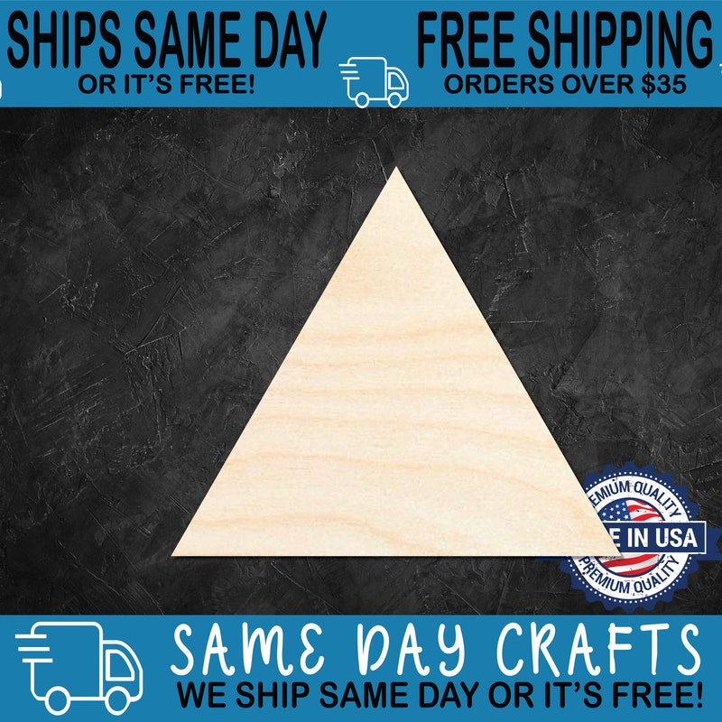 Triangle Cutout - Etsy