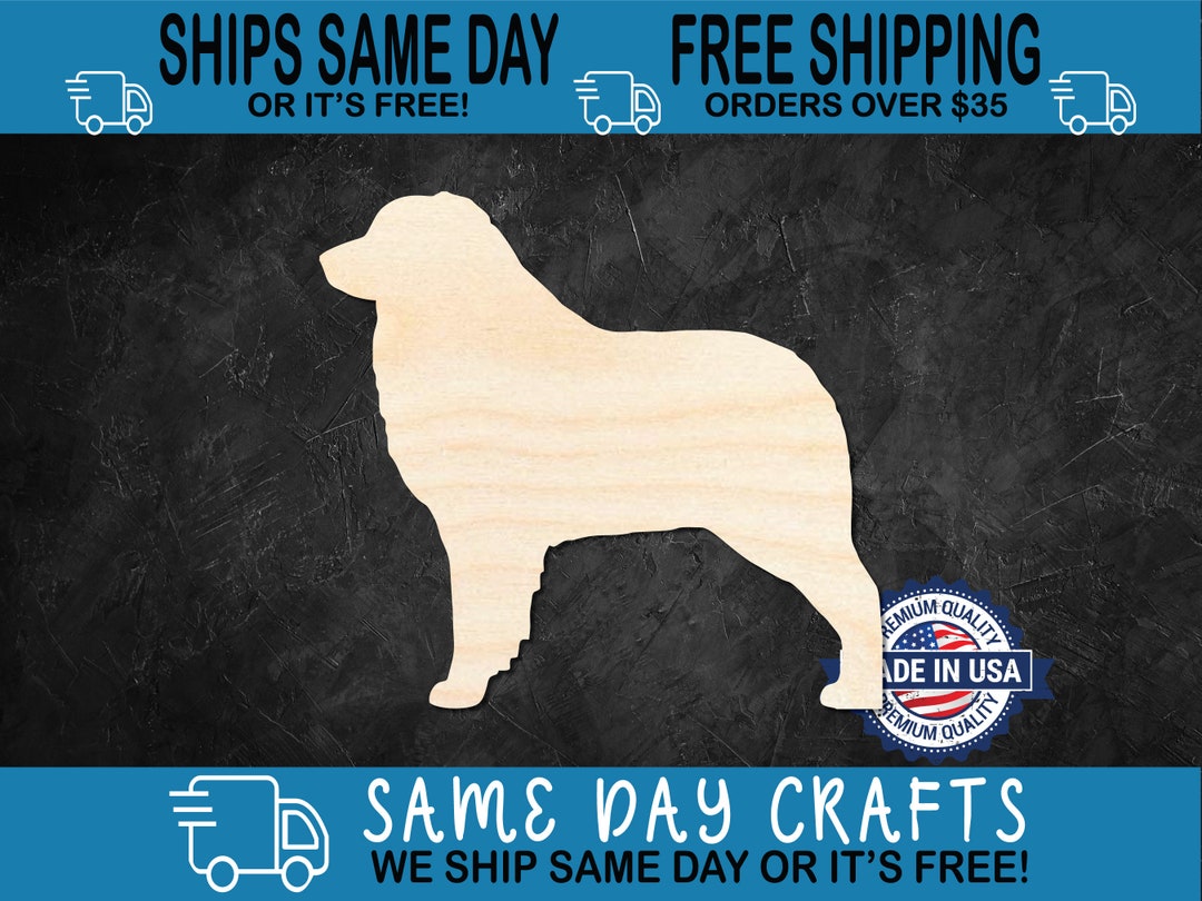 Australian Shepherd Wooden Cutout | Dogs & Cats - Etsy