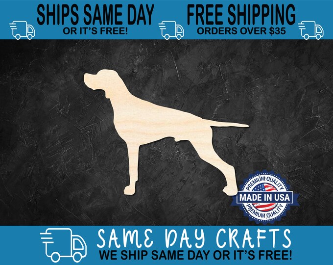 Pointer Wooden Cutout | Dogs & Cats - Etsy