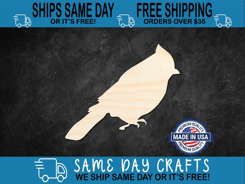 Cardinal Bird Wooden Cutout Animals & Wildlife - Etsy
