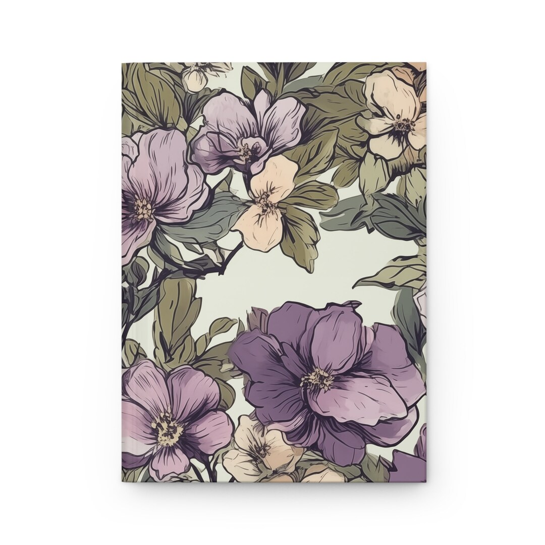 Amethysta Floral Journal, Notebook, Diary - Etsy