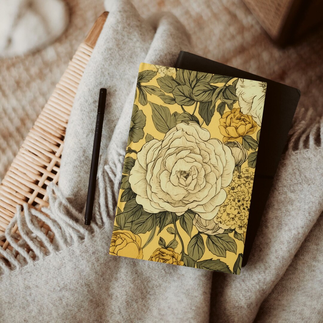 Prismora Floral Journal, Notebook, Diary - Etsy