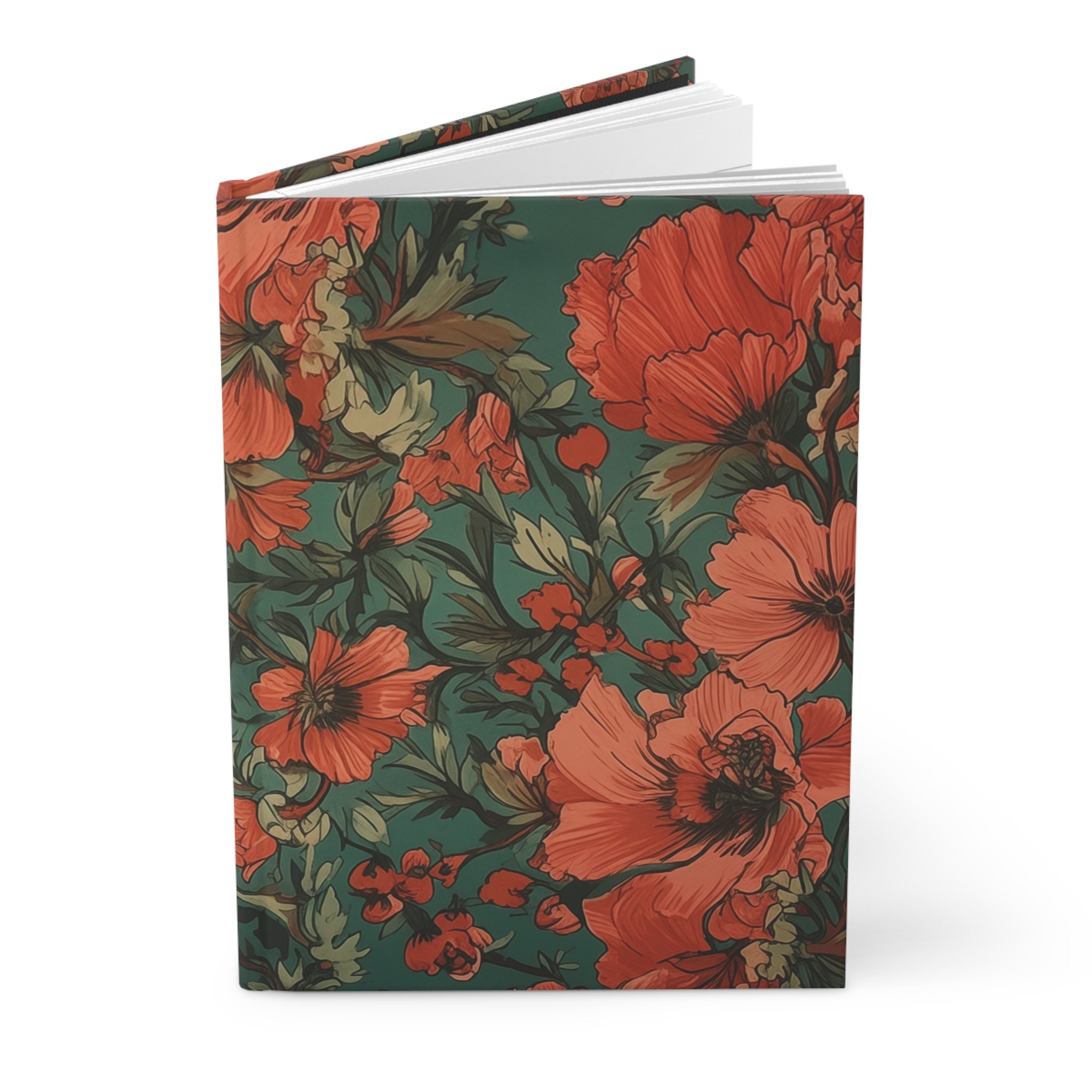 Sablethorn Floral Journal, Notebook, Diary - Etsy