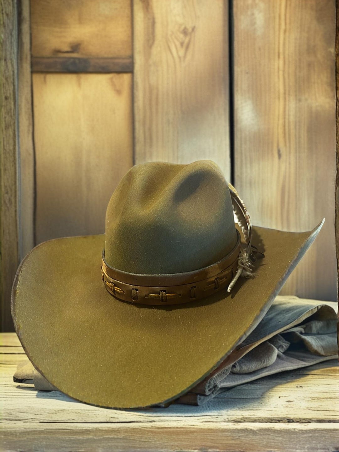 Vintage Stetson 4X Buffalo Collection Cowboy Hat Classic Western Style ...