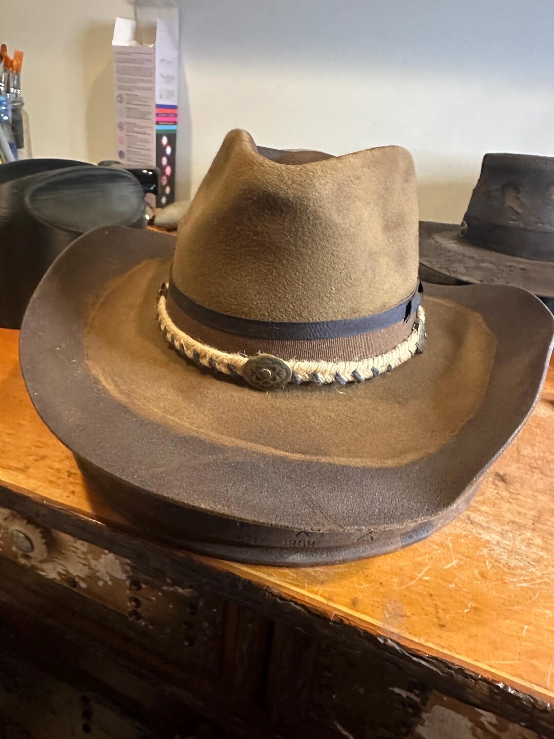 Outback Trading Company - Broken Hill Collection “jumbuck” Hat 7 1/4 ...