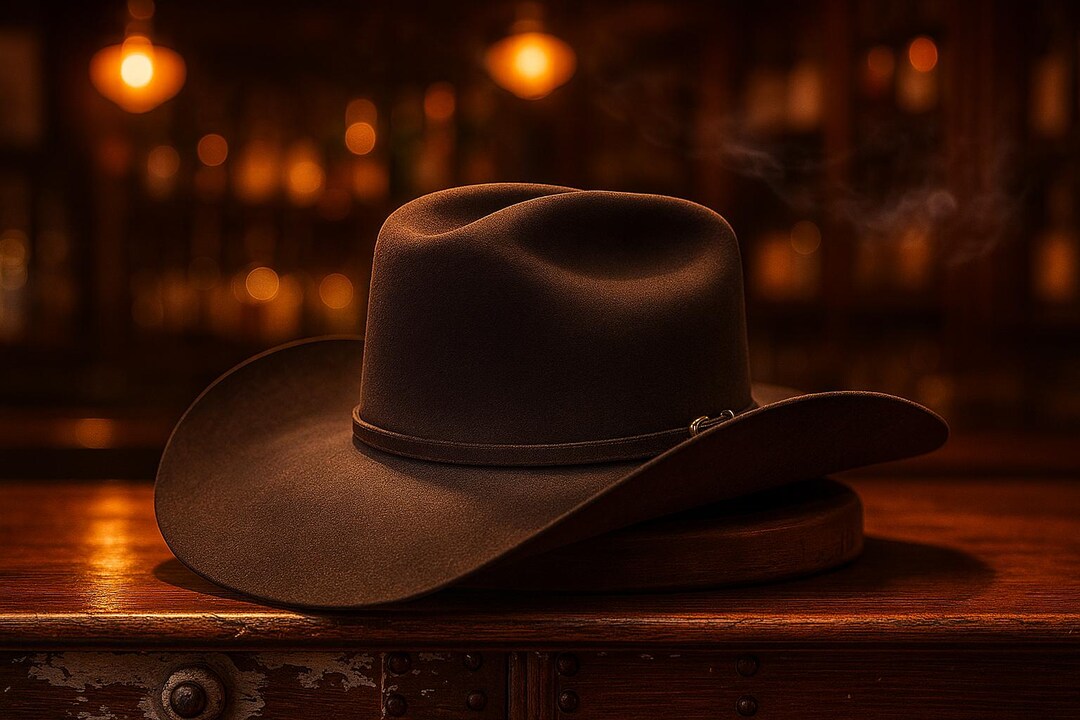 Vintage Stetson Beaver Felt Cowboy Hat: 1970s Chocolate Brown Western ...