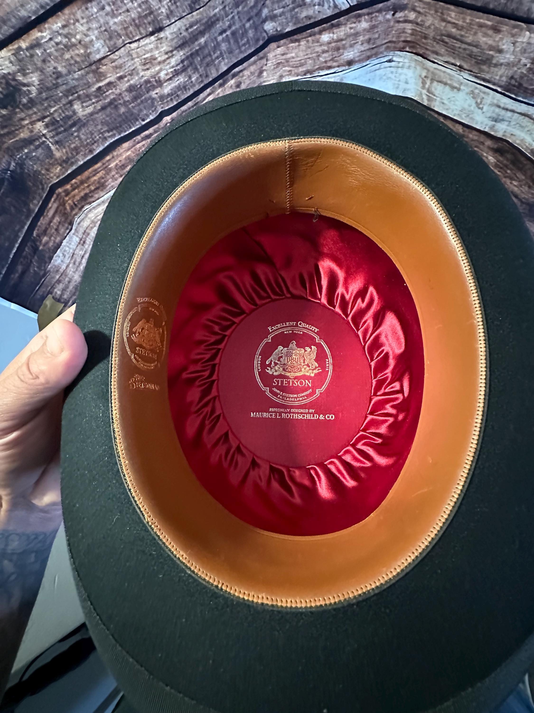 Ultra Rare 1919 Stetson Bowler Hat: Maurice L Rothschild Special ...