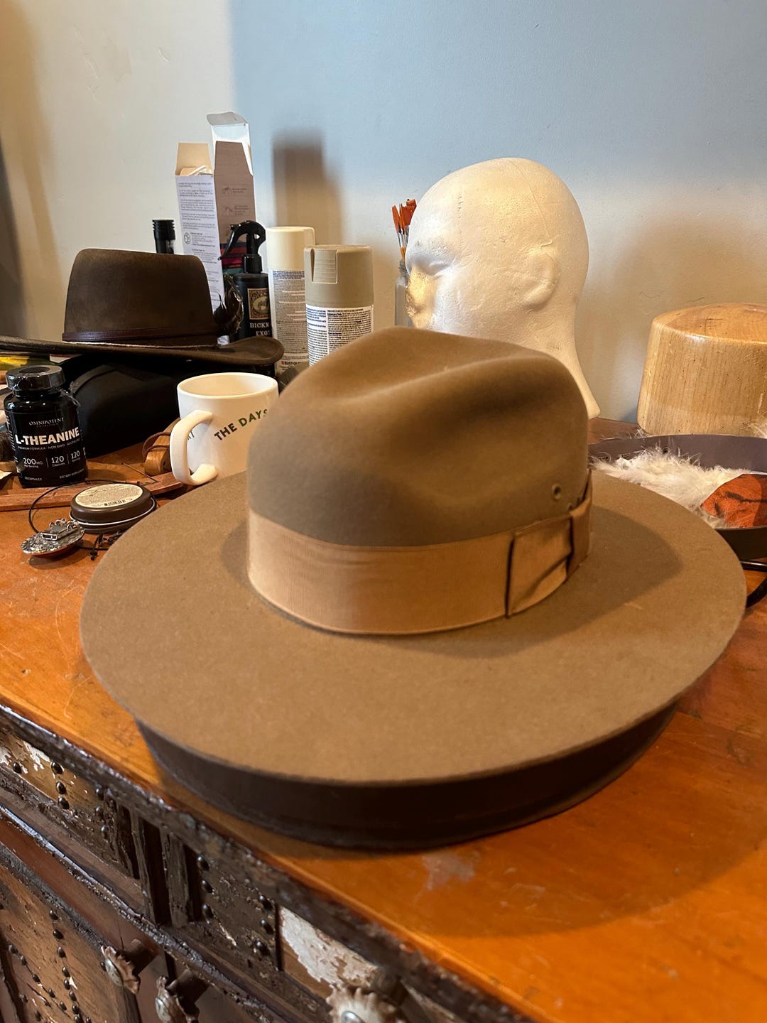 Rare Vintage Stetson Nutria Quality Cowboy Hat 1940s Western Style ...