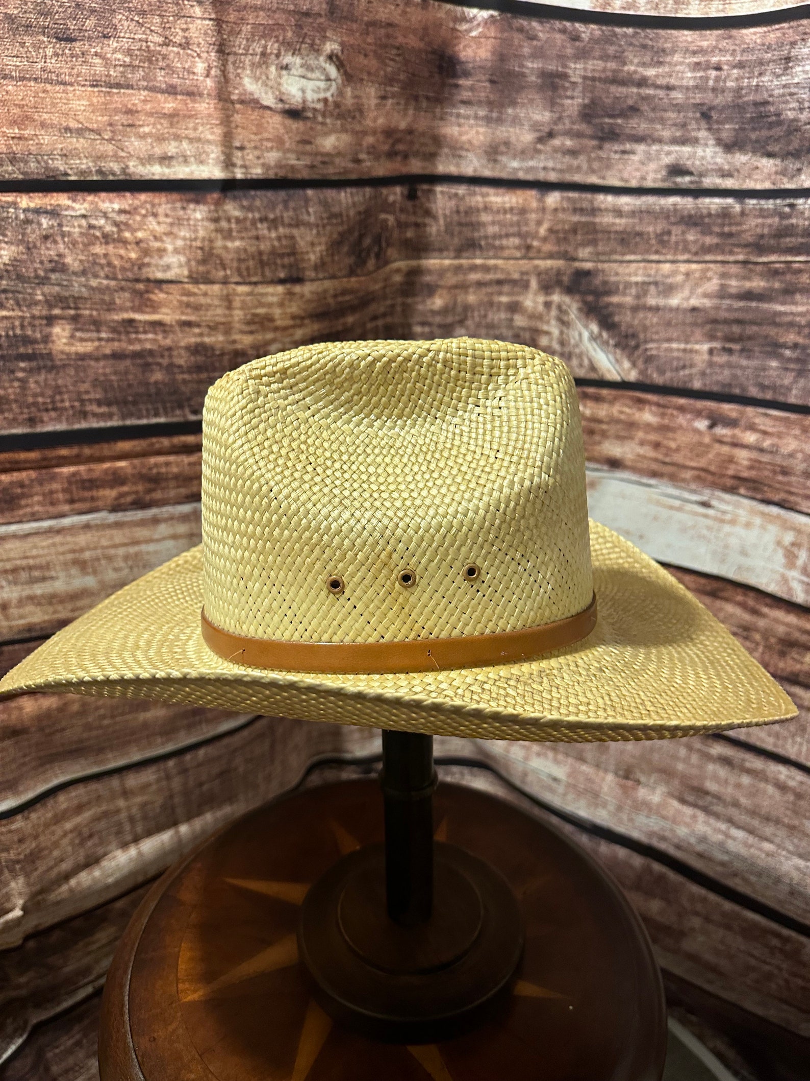 Vintage Bailey U-rollit Straw Cowboy Hat - Iconic Western Style - Etsy