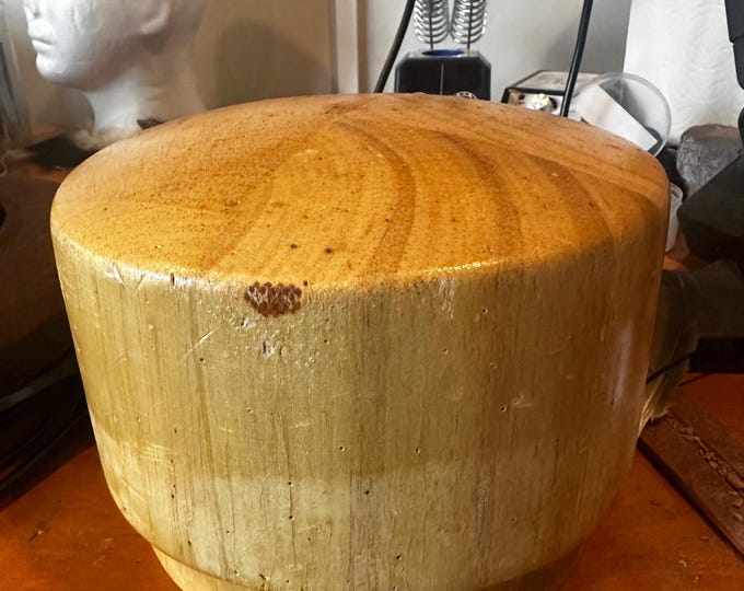 Vintage Wooden Hat Mold - Millinery Hat Block Form 2113 - Union Made ...
