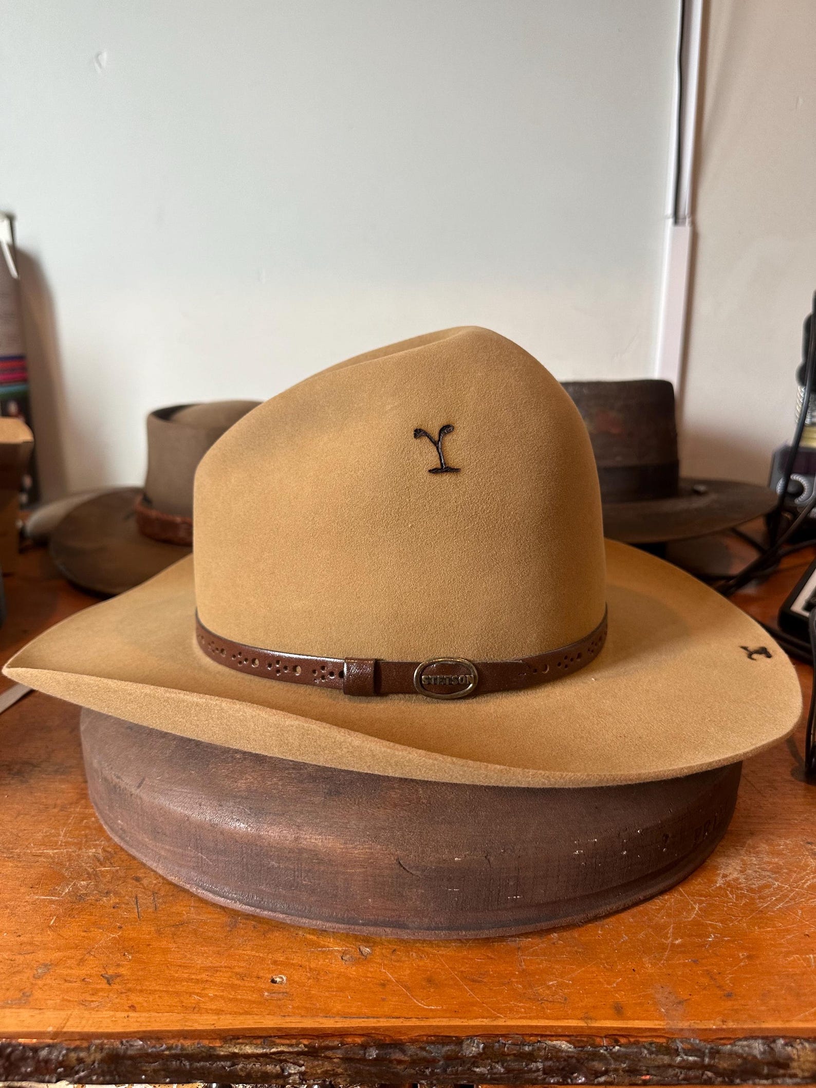 Vintage Stetson GUS 6x Beaver Cowboy Hat. Yellowstone Dutton Rand Brand ...
