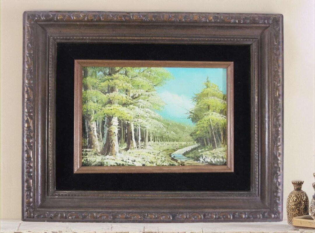 Vintage Eugene Kingman Oil Painting - Forest Landscape - Etsy