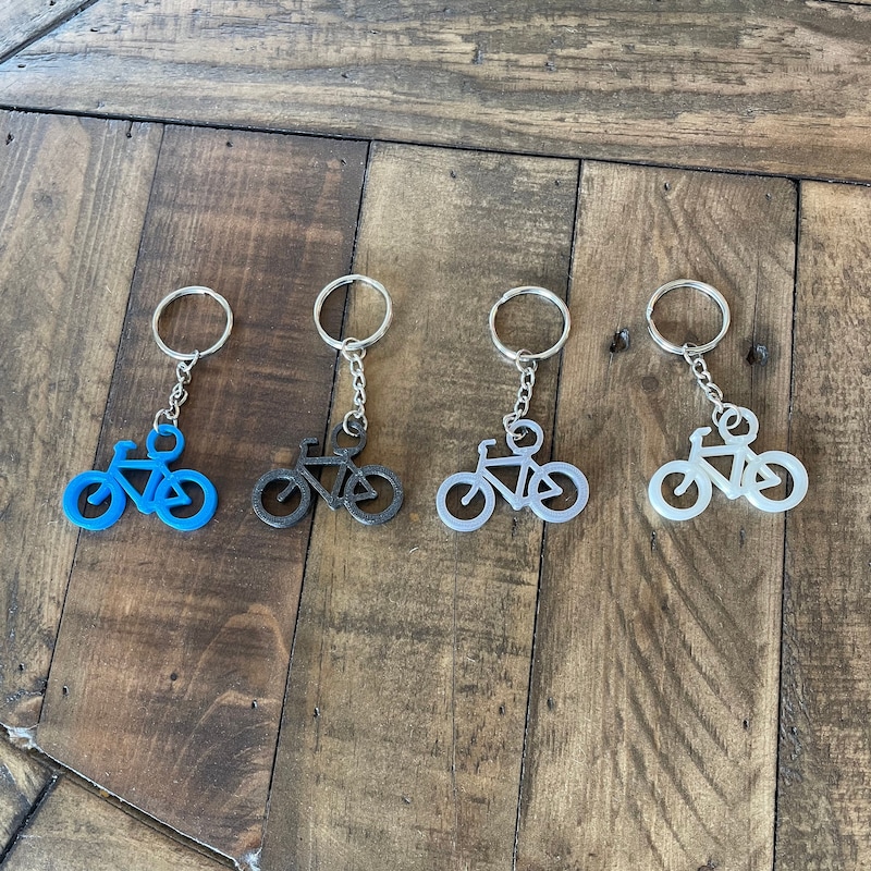 Bicycle Keychain - Etsy