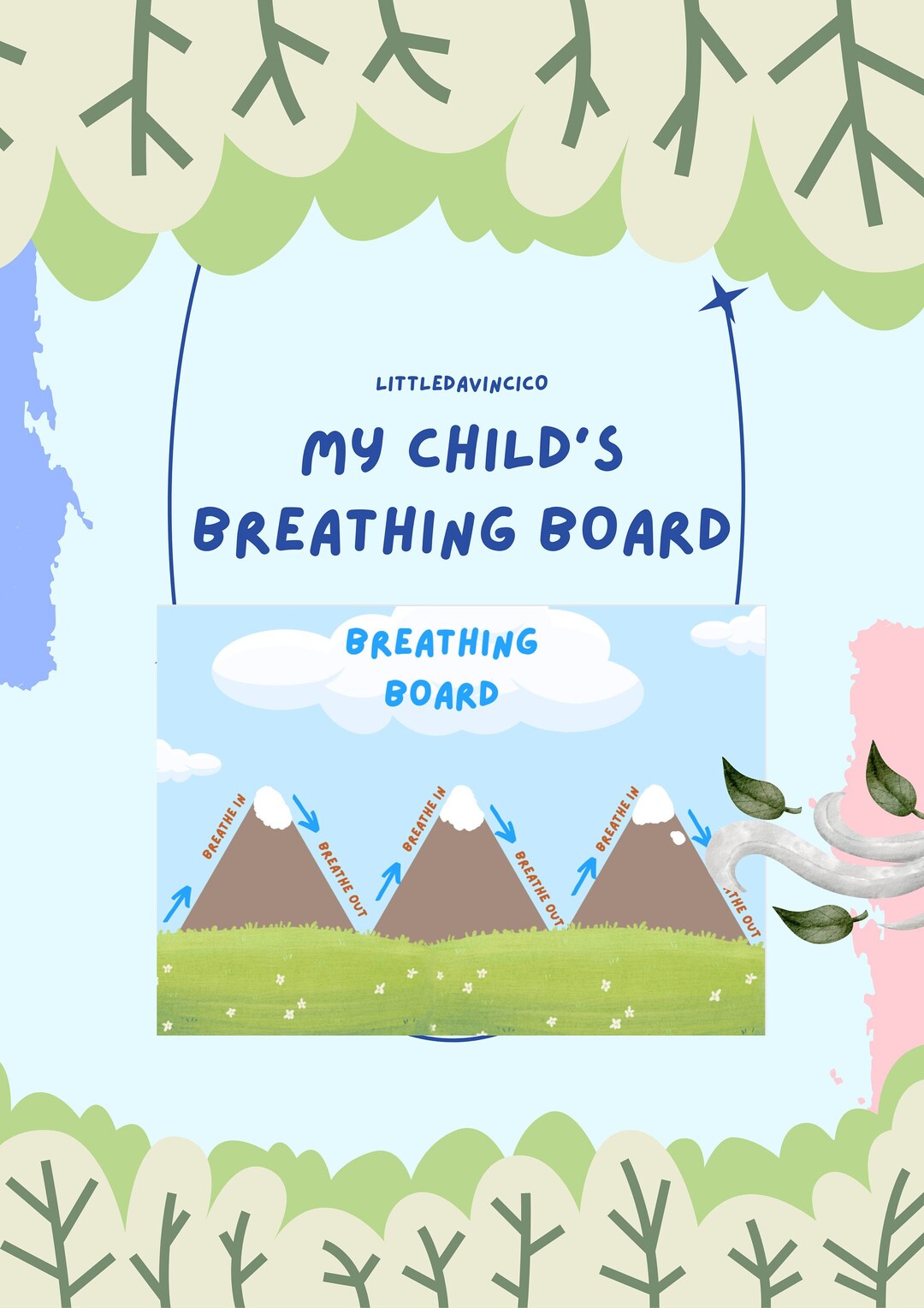 Children's Breathing Board: Used by Teachers, Therapists, and Parents ...