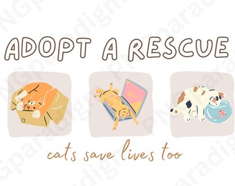 Choose Adoption | Cat & Dog Rescue SVG PNG | Pet Adoption Design ...