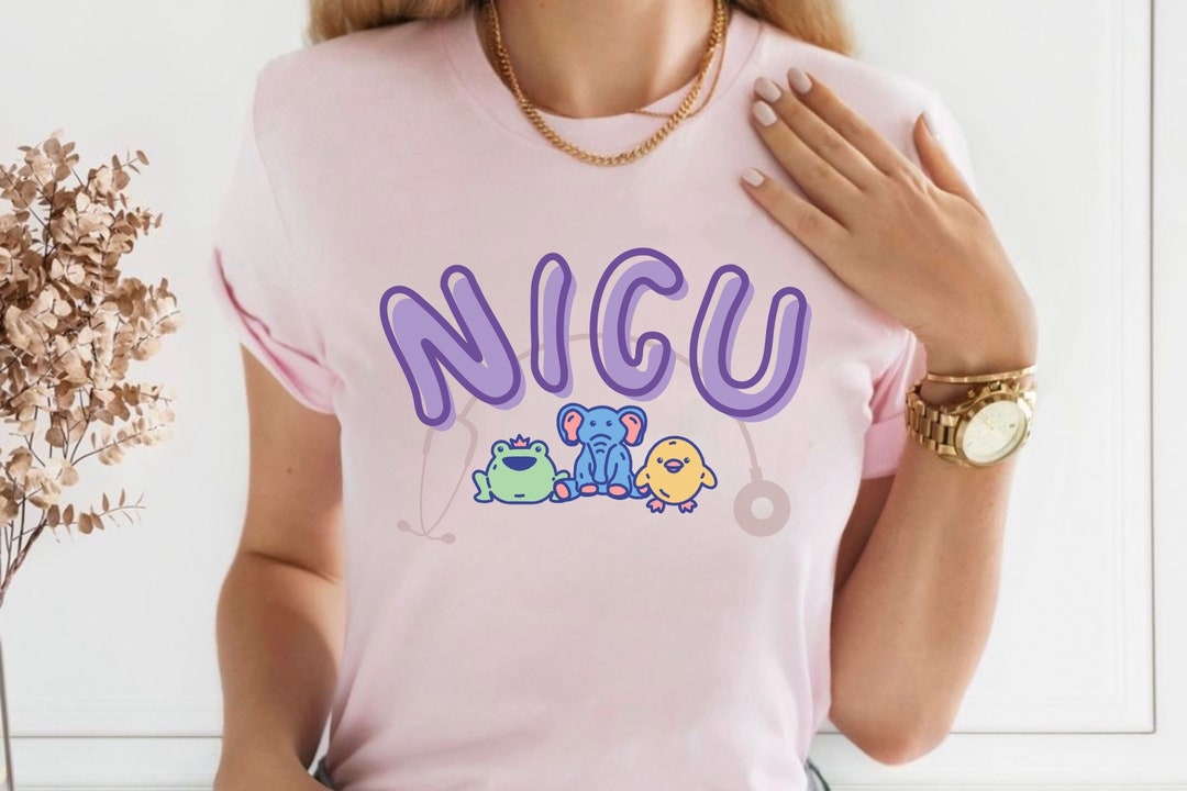 Neonatal Nurse Shirt NICU Nurse Shirt Baby Nurse Tshirt Neonatal ICU ...