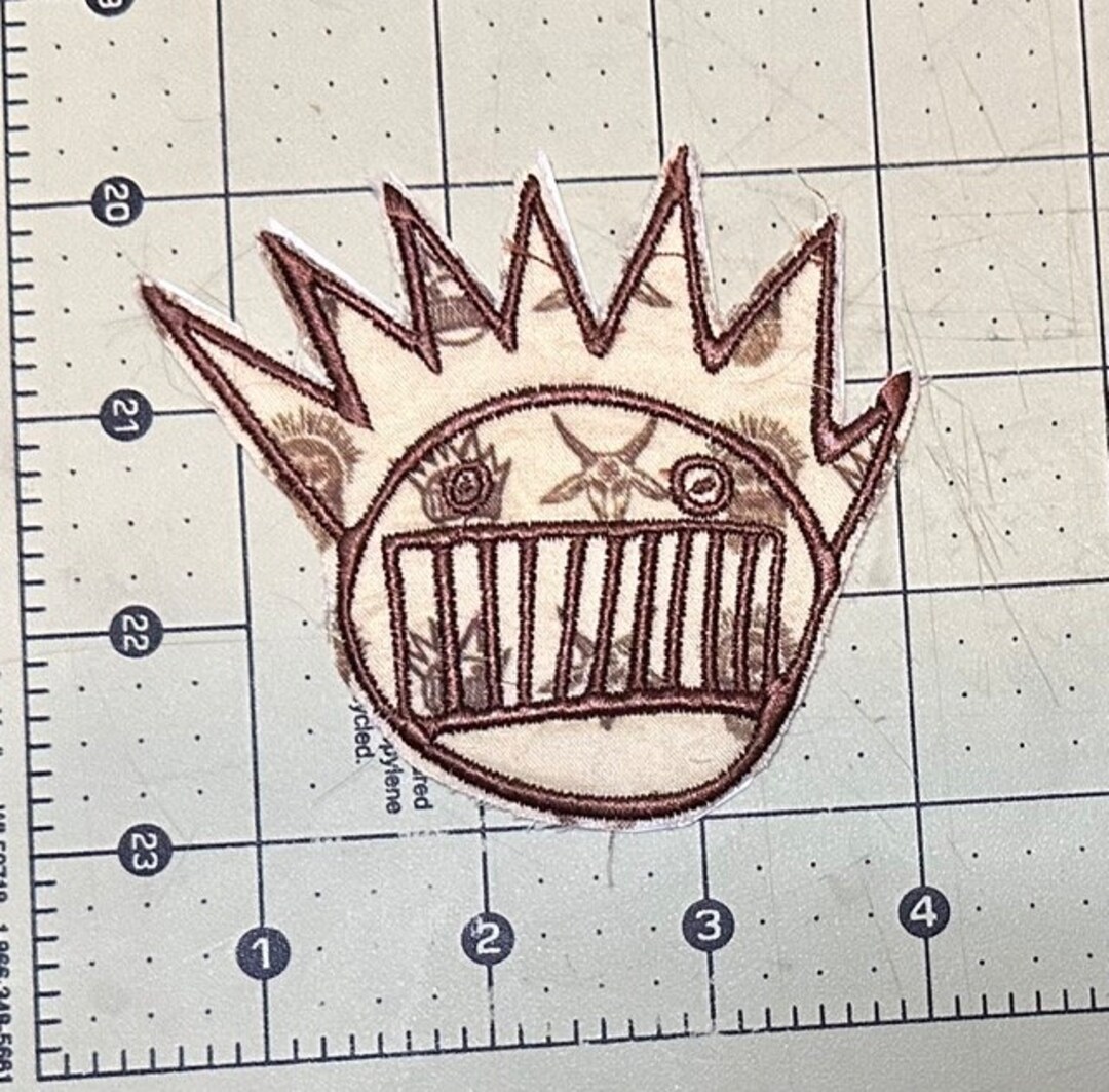 Boognish Iron on Applique God Ween Satan Patch - Etsy